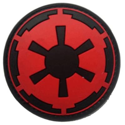 Cina Velcro che appoggia simbolo galattico su ordinazione dell'impero di Star Wars delle toppe di gomma del PVC in vendita