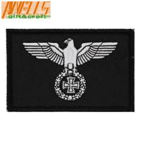 China German Empire Flag Patch Iron Cross Embroidered Patch 100 PCS MOQ Custom Size for sale