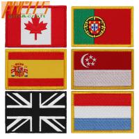 China Custom Morocco Flag Patch Tactical Sew-On Embroidered Patch 100 PCS MOQ for sale
