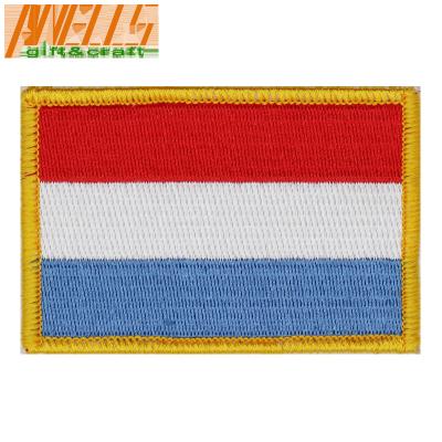 中国 Tactical British Union Jack Embroidered Patch England Flag UK Great Britain Morale Applique Fastener Hook Loop Emblem 販売のため