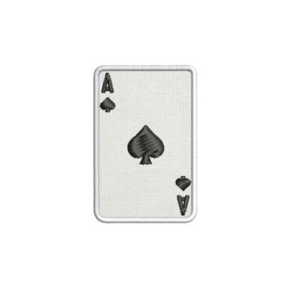 China Ace van de Pookblackjack van Vegas van het Hartendouane Geborduurd Flard Te koop