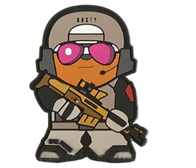 Cina toppe di gomma del PVC del PVC del diametro di 90mm della toppa del panda su ordinazione PMC Panda Tactical di Epik in vendita