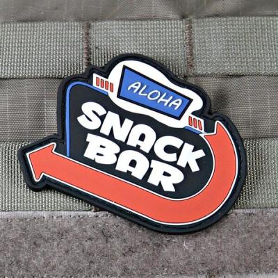 Cina ferro su ordine del PVC sulle toppe di morale del PVC dello snack bar della toppa aloha in vendita
