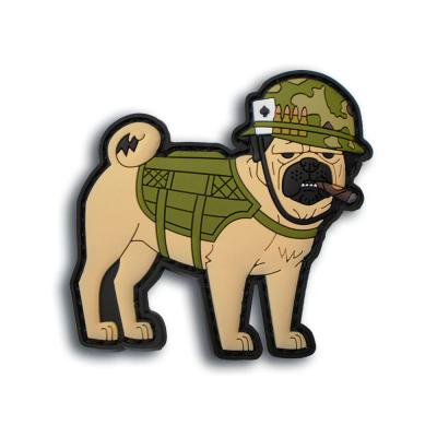 China NAM Pug Rubber Iron On herstelt 90MM de Klitband van de Diameter6c Kleur Steun Te koop