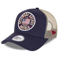 China Washed Cotton Fabric Classic Trucker Cap with 3D Embroidery Patch Logo Adjustable Snapback for sale
