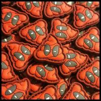 China Custom PVC Deadpool Ranger Eye Patch X Force Unicorn Glow Patch 3D Molded for sale