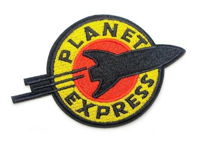 Cina Ferro su planetario ricamato espresso personalizzato retro Ferro su cucire Ferro su cerotti ricamati in vendita