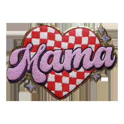 Cina Patch di chenille in doppio feltro personalizzato in vendita