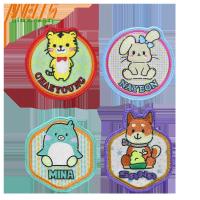 China Custom Logo Iron On Embroidery Patch 100pcs Minimum Order Cute Anime Design for sale