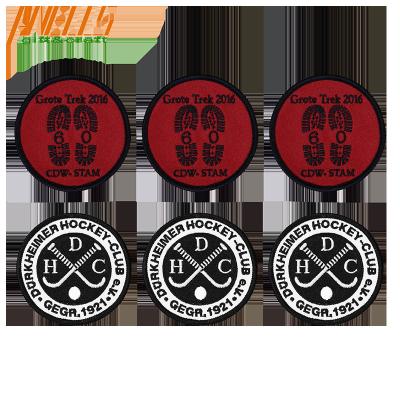 Cina 100pcs/sacco Iron On Embroidery Patch con bordo a magliette in vendita