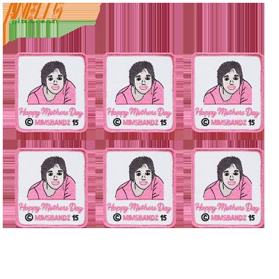 Cina Indumenti tessuti Patch ricamati personalizzati Glitter Iron On Patches in vendita