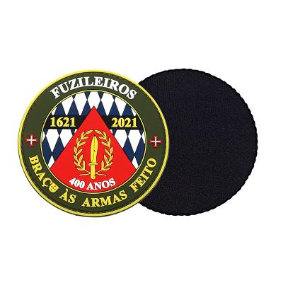 China Gepersonaliseerde Eco Friendly Morale PVC Patch voor kledingzakken en hoeden Te koop