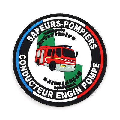 China Gepersonaliseerde Eco Friendly Morale PVC Patch voor kledingzakken en hoeden Te koop