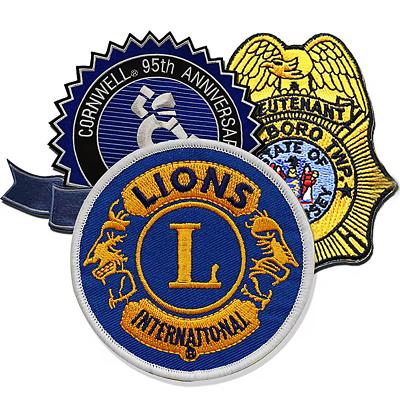 Cina Ferro su Merrow Border di alta qualità ricamo completo Piccole dimensioni Patch di ricamo personalizzati in vendita