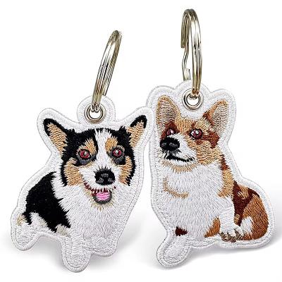 Cina 130*30mm Red Keychain Logo Design personalizzabile per il logo B2B in vendita