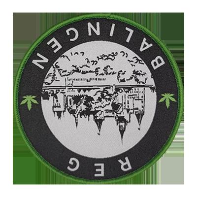 Cina Custom Cool Morale Designer Cappello Tessuto Insigni Tessuti Patch per Giacche Cappelli Abbigliamento in vendita