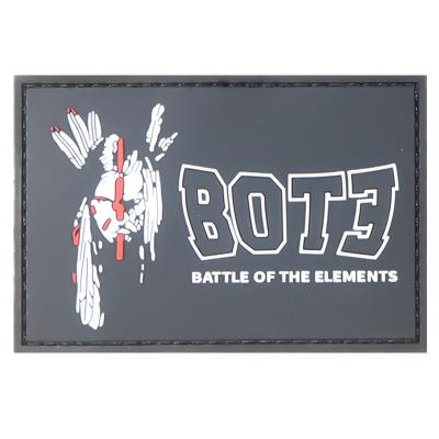 China Custom logo zachte pvc pleisters perfect voor leger militaire hoeden en kledingzakken Te koop