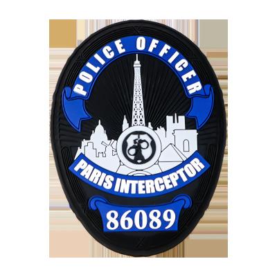 China Embossed PVC Gummi Patch Customized Logo 4mm Dicke 3D Wärmeübertragung Gummi Etikett Tag zu verkaufen