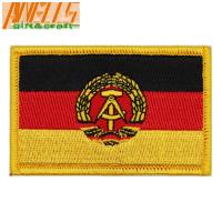 China German Empire Flag Patch Iron Cross Embroidered Patch 100 PCS MOQ Custom Size for sale