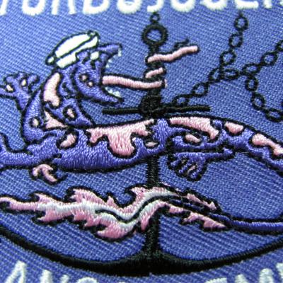 Cina ferro del feltro 3D sulle toppe ricamate confine del taglio di calore della toppa del ricamo per i vestiti in vendita