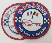 China Custom Embroidered Patch Heat Cut Border Washable 50pcs Low MOQ for Jacket Hat for sale