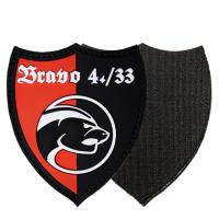 China Custom PVC Patch 3D Rubber Emblem for Jacket Hat Bag Hook and Loop Backing for sale