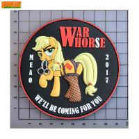 China Custom PVC Flag Patch 90mm Diameter Washable Non Toxic Eco Friendly for sale