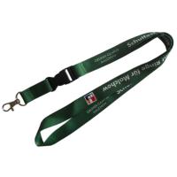 China Custom Polyester Lanyards with Silk Screen Printing Logo 100 Pcs Minimum Order for sale