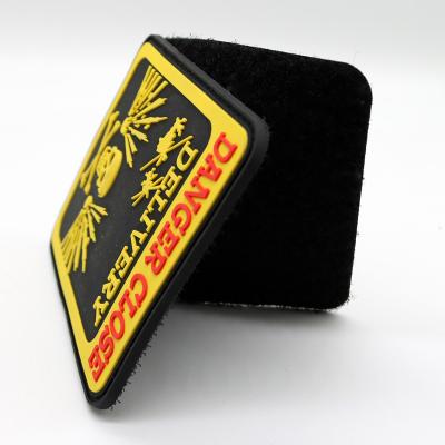 Cina Velcro della toppa dello schermo della toppa del PVC di morale di spedizione all'interno di 4 colori in vendita
