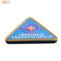 China Custom 3D PVC Morale Patch Raised Logo Hook and Loop Backing for Tactical Gear for sale