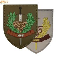 China Waterproof Morale PVC Patch Hook And Loop Backing Easy To Clean for sale