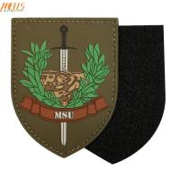 China Waterproof Morale PVC Patch Hook And Loop Backing Easy To Clean for sale