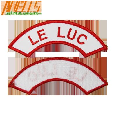China A moral Gancho Laço LE LUC Costume bordou o logotipo personalizado remendo para o uniforme à venda