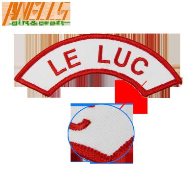 China A moral Gancho Laço LE LUC Costume bordou o logotipo personalizado remendo para o uniforme à venda