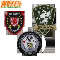 China Heat Cut Border Embroidered Patch Washable For Jacket for sale