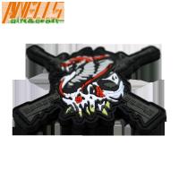 China Custom 3D Rubber PVC Patch with Velcro Backing Tactical Morale Patch 100pcs MOQ for sale