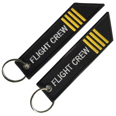 Cina Etichetta del tasto 100% della squadra di volo del ricamo della saia del confine di Merrow in vendita