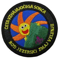 China Custom Embroidered Patch 12 Colors Washable Round Hat Patch Iron On Backing for sale