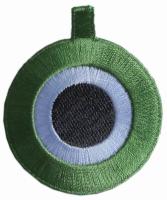 China Custom Embroidered Patch Heat Cut Border 7C Twill Washable for Hats and Uniforms for sale