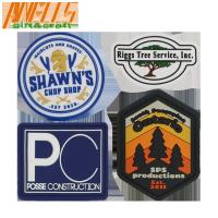 China 2D 3D Round Embossed PVC Logo Patch Pantone Color Endless Array for sale