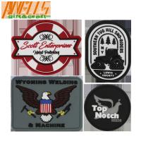 China Custom Soft PVC Patch 2D Raised Micro Injected for Hats Pantone Color for sale