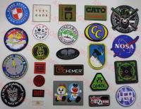 China Custom PVC Patch Hook Self Adhesive Glue Backing SGS 3D Embroidery 50pcs for sale