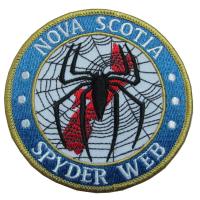China Custom Twill Nylon Embroidered Patch Washable Velcro Backing 50pcs MOQ for sale