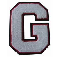 China Custom Chenille Patch 9C Washable Merrowed Border Double Felt Embroidery 5x5cm for sale