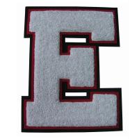 China Custom Chenille Patch 9C Washable Merrowed Border Double Felt Embroidery 5x5cm for sale