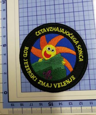 China Twill Fabric Iron On Patch Embroidery 9C Rush Service Washable for sale