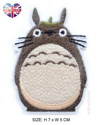 China Totoro stickte voll Applikations-Eisen nähen auf Flecken-Ausweis zu verkaufen