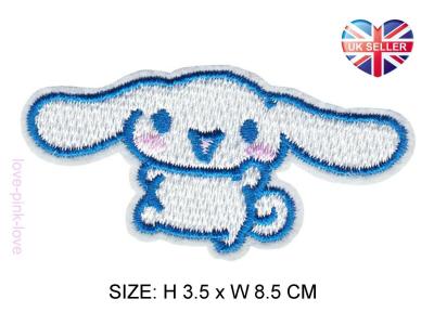 China CINNAMOROLL stickte voll Applikations-Eisen nähen auf Flecken-Ausweis zu verkaufen