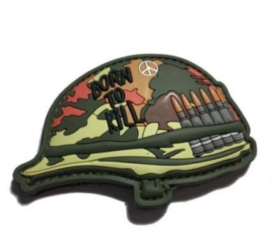 Cina 2D/3D Logo Hook Loop Style di Morale Patches dell'erba medica di combattimento di colore di Pantone in vendita