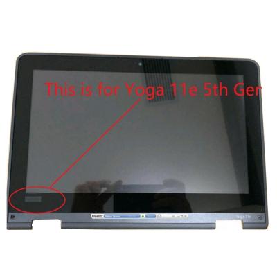 Cina 01LW704 Lenovo Yoga 11E 5G 20LM HD Windows LCD Assembly w/Frame Board in vendita